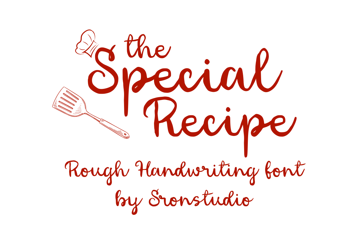Special Recipe - Handwriting Font