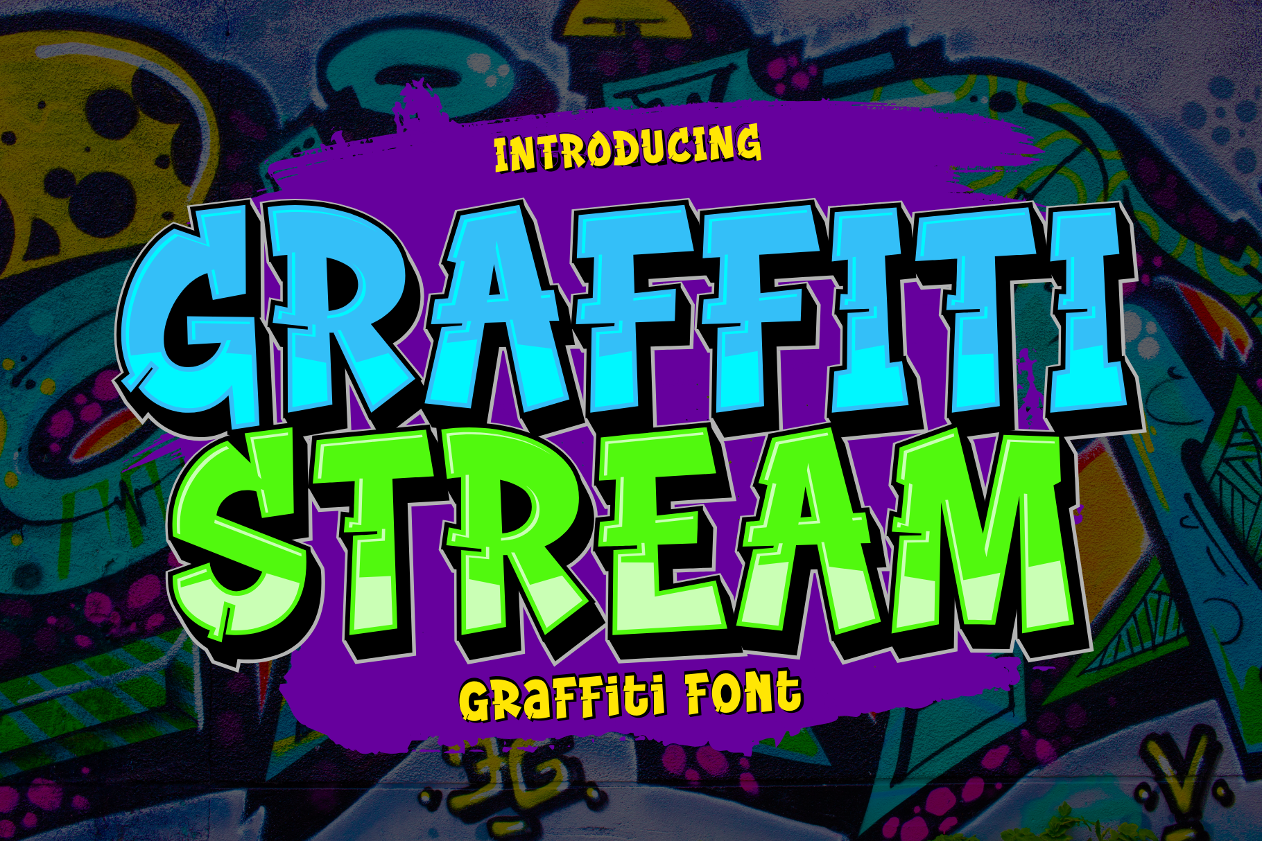 Graffiti Stream Font